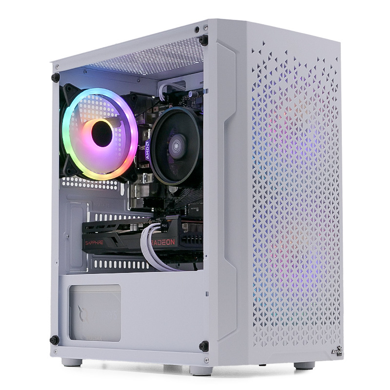 PC Gaming ZMEU Legendar Alb Pro, AMD Ryzen 5 5500 3.6GHz, 16GB DDR4 ...
