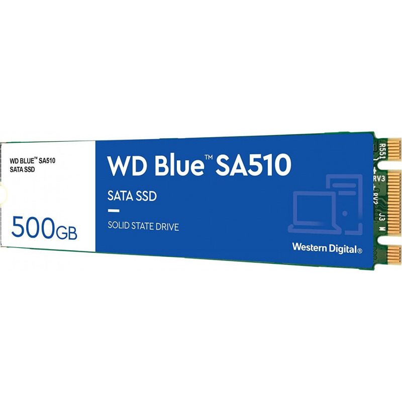 SSD WD Blue SA510 500GB SATA-III M.2 2280 - PC Garage