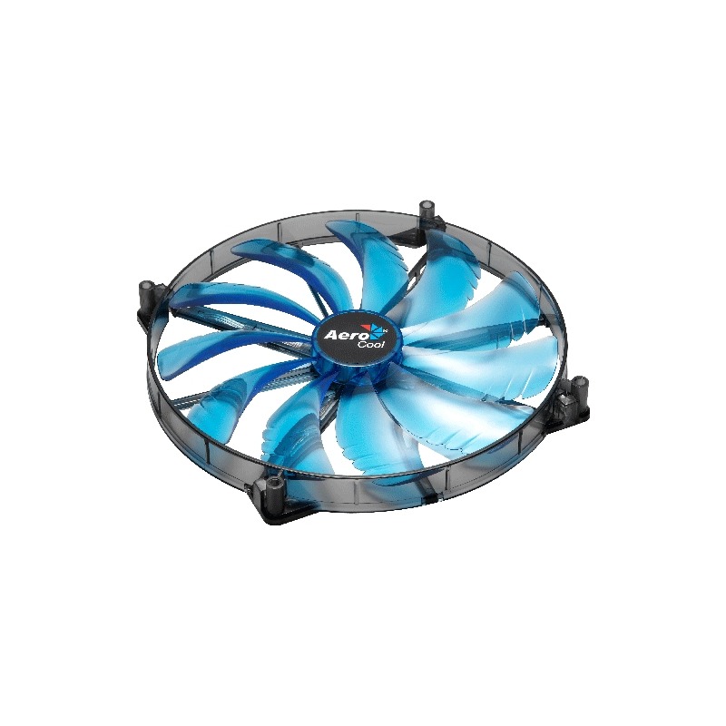 Ventilator Aerocool Silent Master Blue LED 200mm - PC Garage