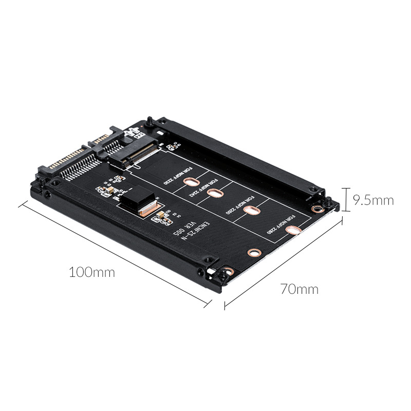 Adaptor Orico S22TM2 1x M.2 SATA - 1x SATA, negru - PC Garage