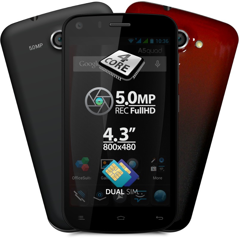 Smartphone Allview A5 Quad Dual Sim Black - PC Garage