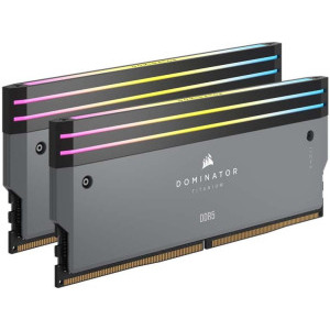 Memorie Corsair Dominator Titanium RGB Grey 64GB 6000MHz CL30 Dual ...