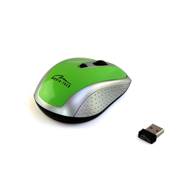 Mouse Media-Tech Port RF Green - PC Garage
