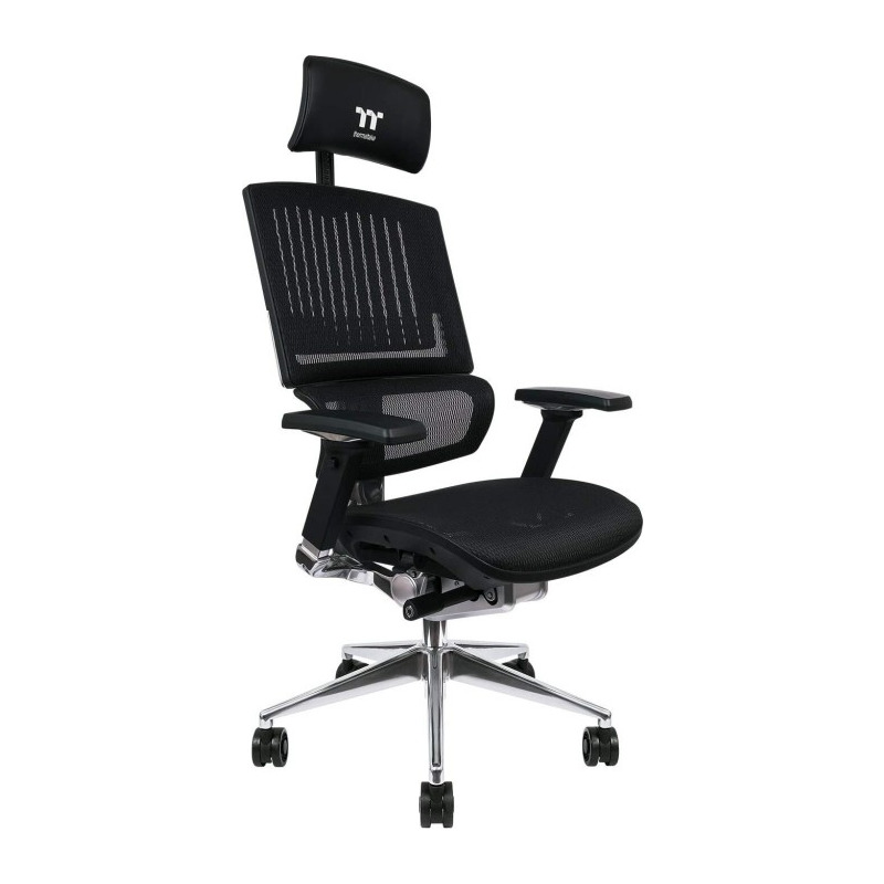 Scaun gaming Thermaltake CyberChair E500 Black - PC Garage