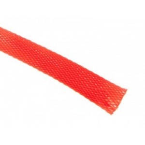 Techflex Flexo PET Sleeve 13mm - Neon Red, 1m - PC Garage