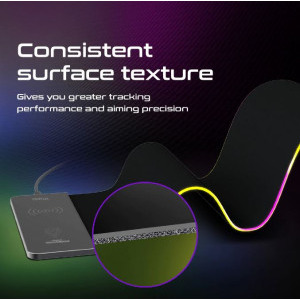 Mouse pad Vertux RaftPad-Qi Black - PC Garage