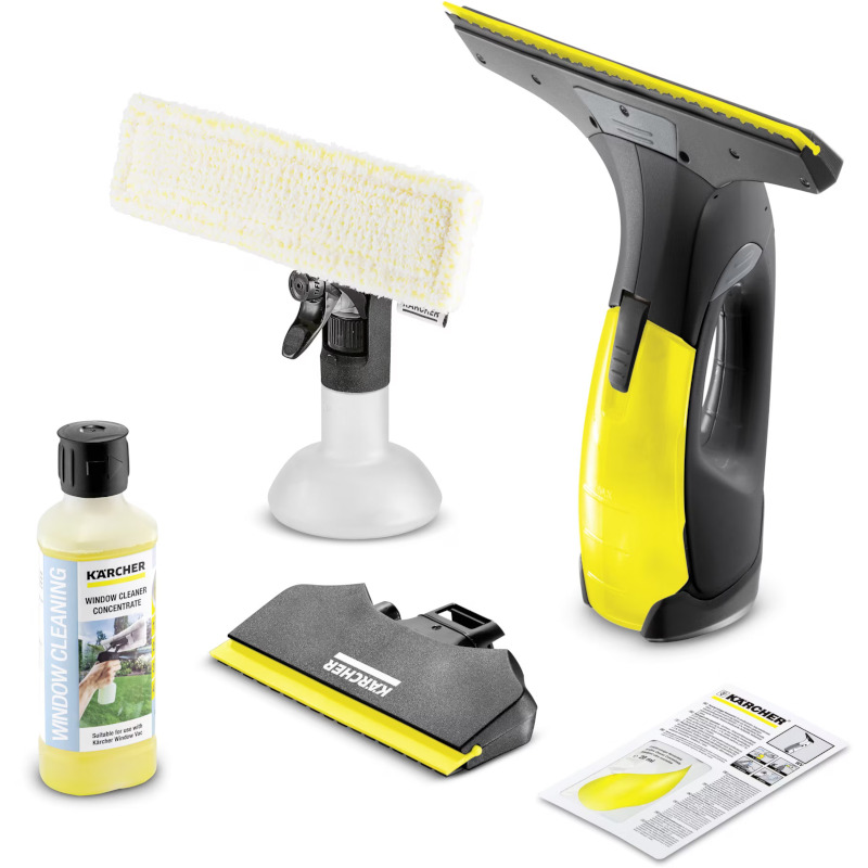 Aspirator Karcher WV 2 Black Limited Edition, de geamuri, 10W, 0.1L ...