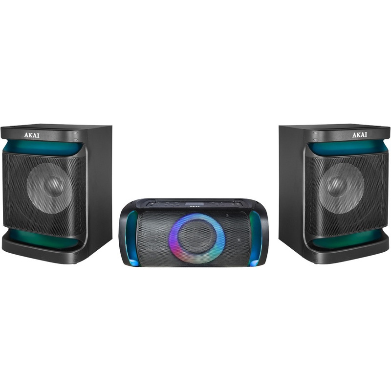 Akai Boxa Dual Speaker System MX5, sistem audio cu subwoofer portabil ...