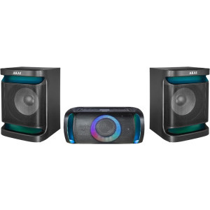 Akai Boxa Dual Speaker System MX5, sistem audio cu subwoofer portabil ...