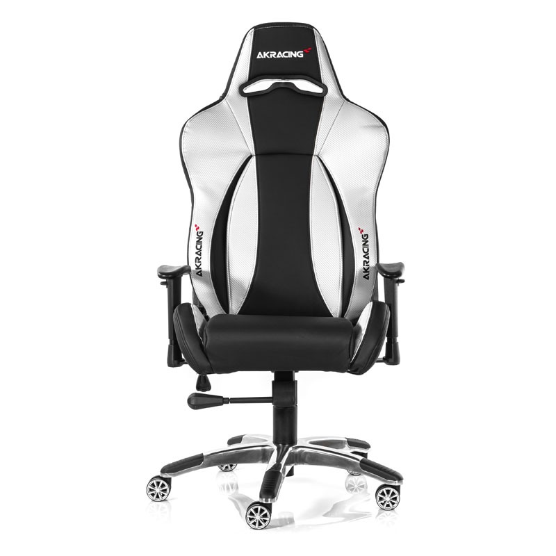 Scaun gaming AKRACING Premium V2 Black/Silver - PC Garage
