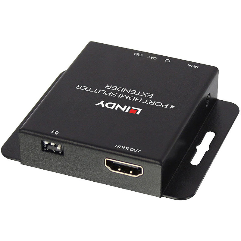 Adaptor LINDY Splitter Extender HDMI & IR, 1x HDMI Female - 4x RJ-45 ...