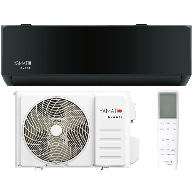 Aer conditionat Yamato Avanti Black YW12T3B, Gama 2025, 12000 BTU ...