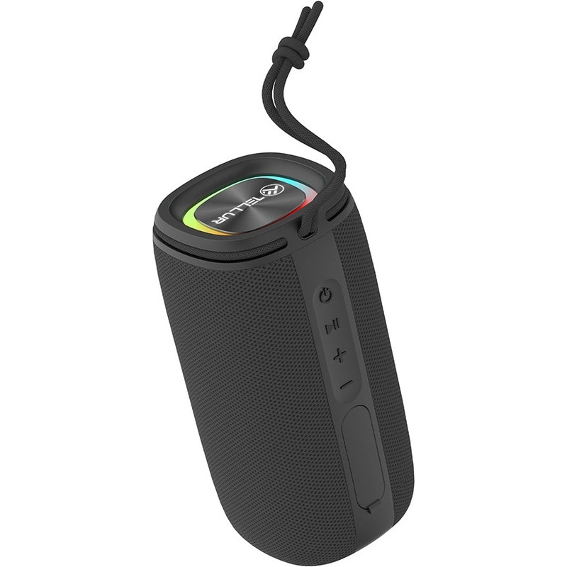 Tellur Boxa portabila Eclipse, Bluetooth 5.3, 12W, Black + Cablu USB la ...