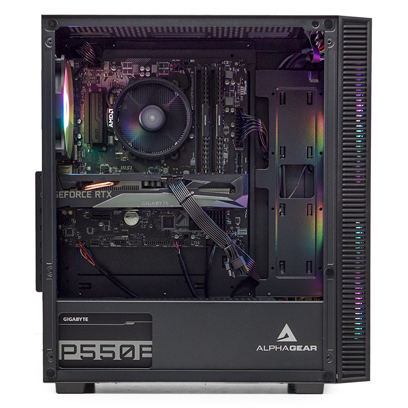 PC Gaming ZMEU Legendar Max, AMD Ryzen 5 5600 3.5GHz, 16GB DDR4, 500GB SSD, RTX 3050 8GB GDDR6 ...