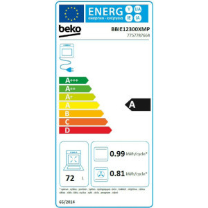 Cuptor incorporabil Beko BBIE12300XMP, Electric, 72 L, Autocuratare ...