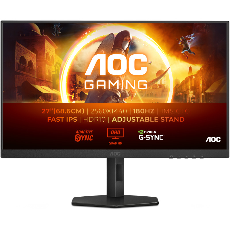 Monitor LED AOC Gaming AGON Q27G4XF 27 inch QHD IPS 0.5 ms 180 Hz HDR ...