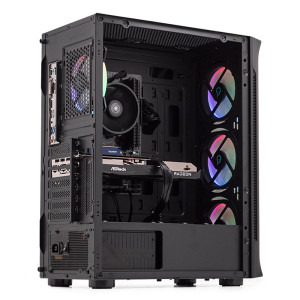 PC Gaming ZMEU Legendar Pro, AMD Ryzen 5 5500 3.6GHz, 16GB DDR4, 1TB SSD, RX 6600 8GB GDDR6 - PC ...
