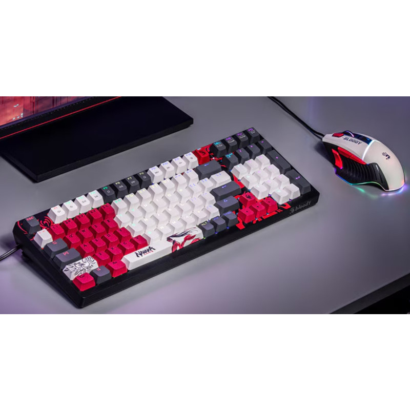 Tastatura Gaming A4Tech S98 Naraka RGB BLMS Red Pro Switch Mecanica ...