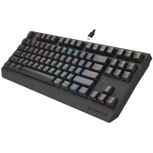 Tastatura Gaming Genesis THOR 230 TKL RGB Outemu Red Switch Mecanica ...